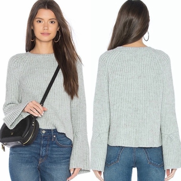 John + Jenn | Sweaters | New John Jenn Marlee Bell Sleeve Ribbed Knit ...
